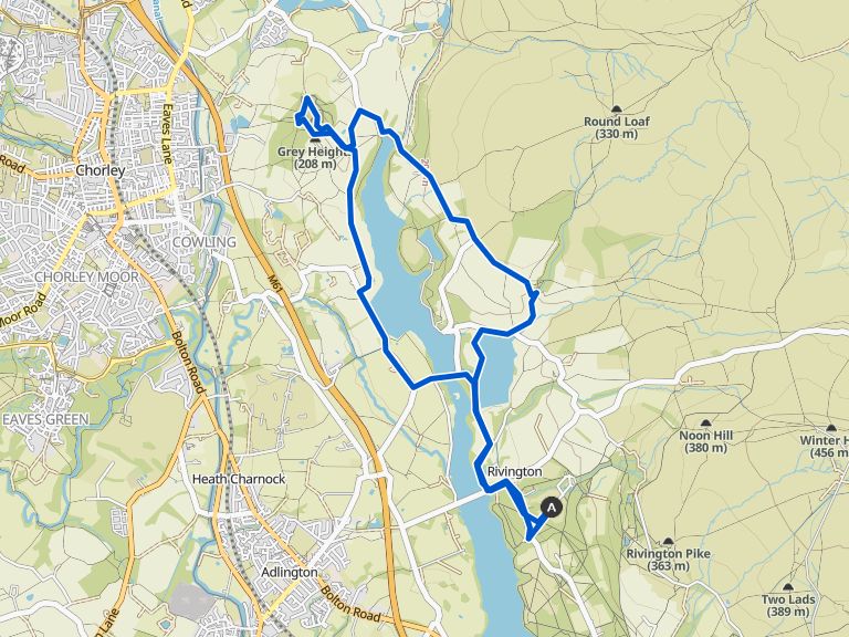 Rivington, Healey Nab and Anglezarke 09.04.2021 | mountain bike ride ...